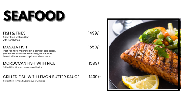 SEAFOOD – Elevens Restaurant